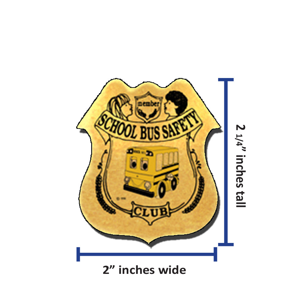 Barney Shield Sticker (roll of 500) – Robotronics